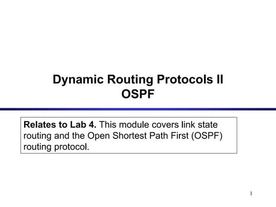 Link state routing protocol | PPTX
