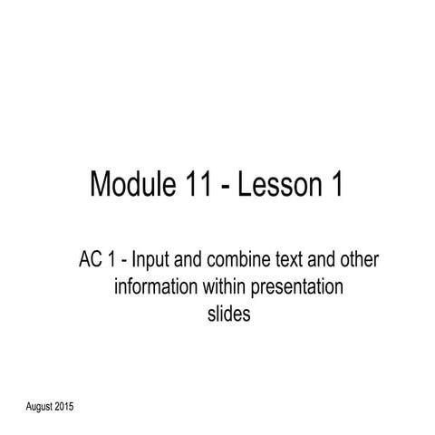 Learning Outcome 1 | PPT