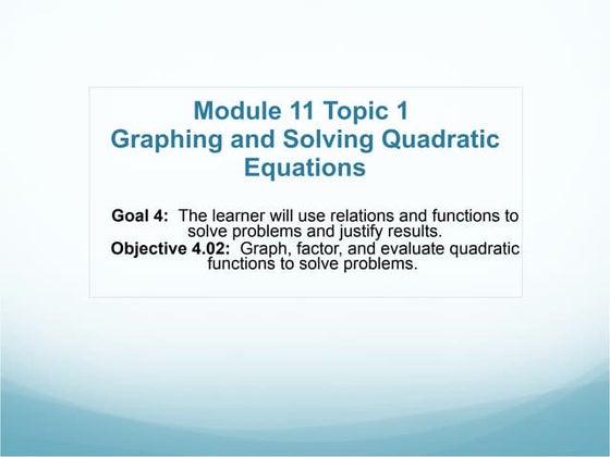 Graphical Method-Quadratic Equations.ppt
