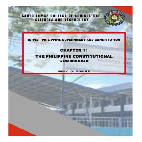 ARTICLE 9. CONSTITUTIONAL COMMISSIONS | PPTX