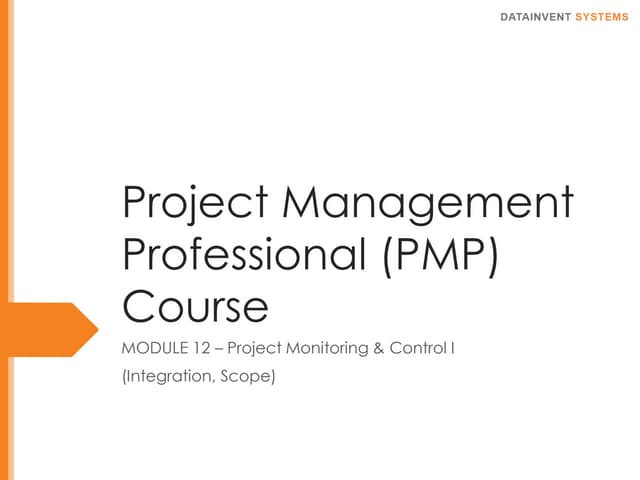 Software Project Management (monitoring and control) | PPTX