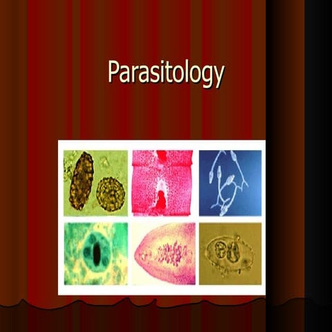 Module 12 parasitology | PPT