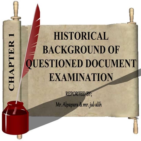 Charred documents | PPTX