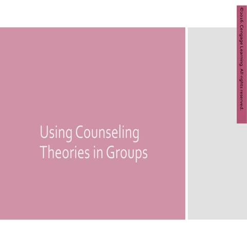 Module 13 using counseling theories | PPT