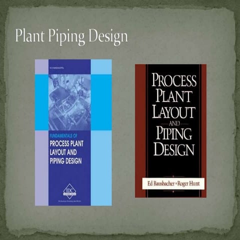 Module 13 plant piping design | PPTX