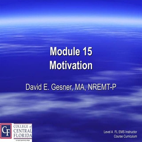 Module 15 Motivation lecture in education.ppt