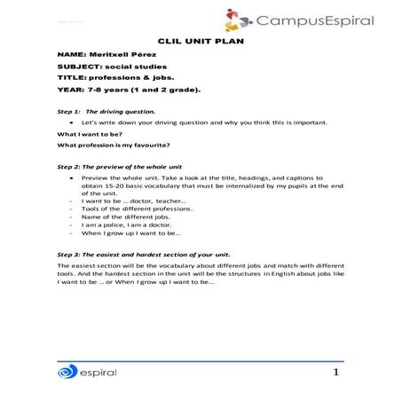Module 1 activity clil unit plan template (2) | DOCX