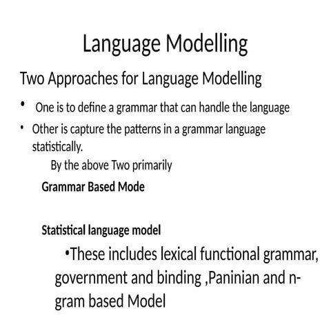 Natural language processing module 1 chapter 2 | PPTX