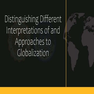 Module 1 Distinguishing Different Interpretations of and Approaches to ...