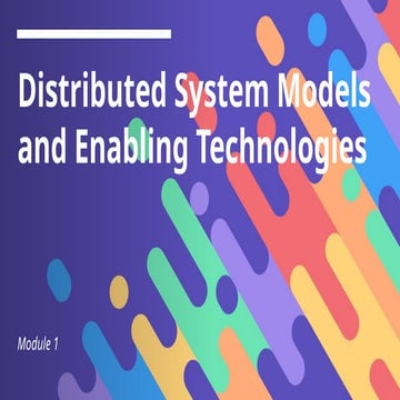 Distributedsystemmodels Cloud Computing And Distributed System Models 6322