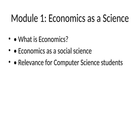 Module_1_Economics. basics and social science pptx | PPTX