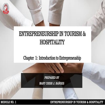 MODULE 1 ENTN TOURISM & HOSPITALITY.pptx