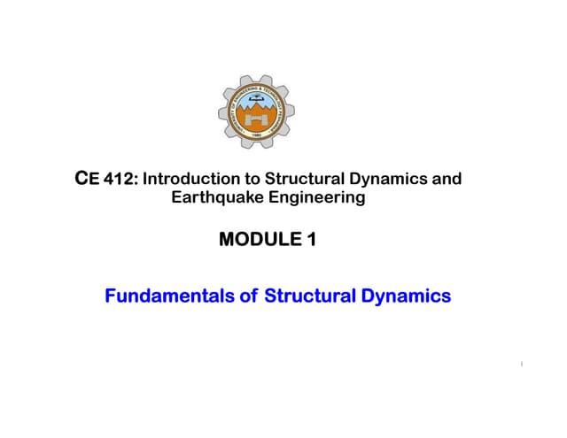 Structural Dynamics | PPTX