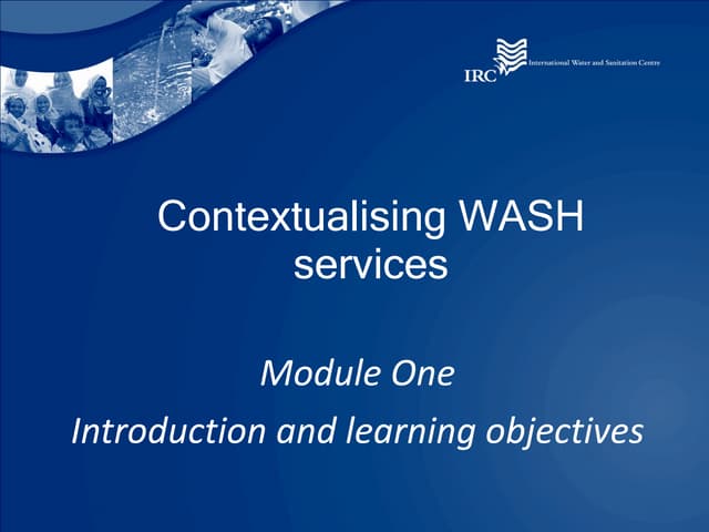 Module 1 Introduction And Objectives Presentation Ppt