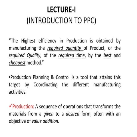 Module 1 (introduction to ppc) | PPT