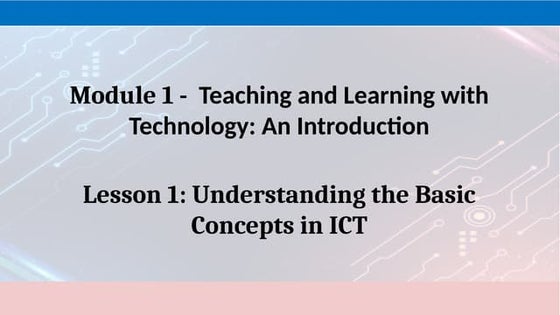 Understanding the basic concepts in ict | PPTX