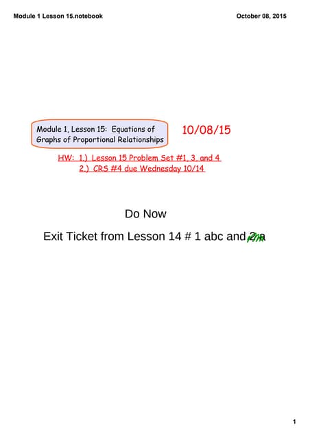 Module 2 lesson 13 | PDF