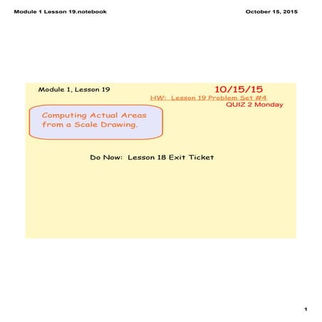 Module 1 lesson 19 | PDF