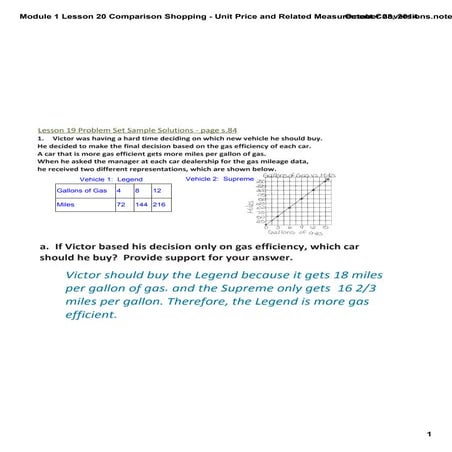 Module 1 lesson 20 | PDF