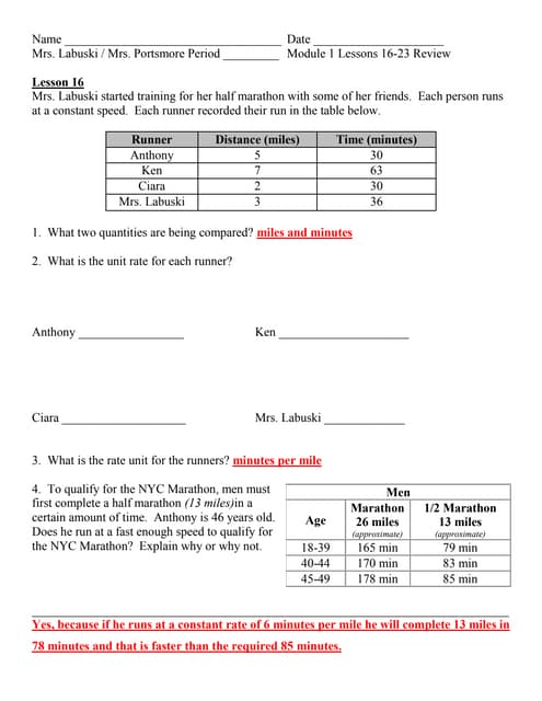 Unit 7 lesson 8 b conversion factor hw sheet | PDF