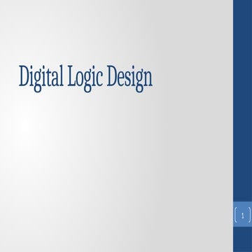 Module_1_P1 digital logic design gates algebra | PPT