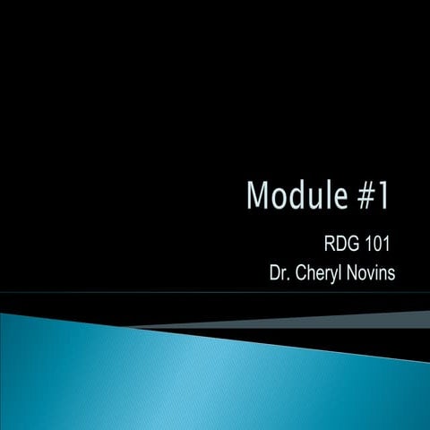 Module 1 power point | PPT