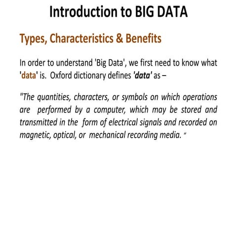 Module 1 Ppt Big Data Analytics Notes For Mca Ppt Databases Computer Software And Applications