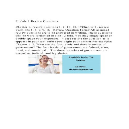 Module 1 Review QuestionsChapter 1- review questions 1, 2, 1.docx