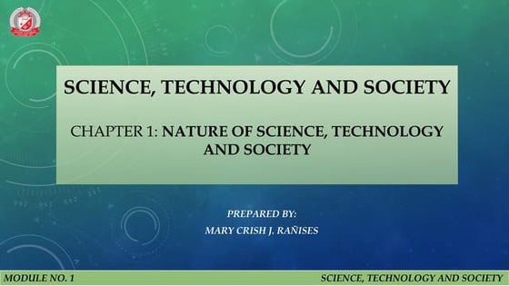 Science, Technology And Society | PPTX