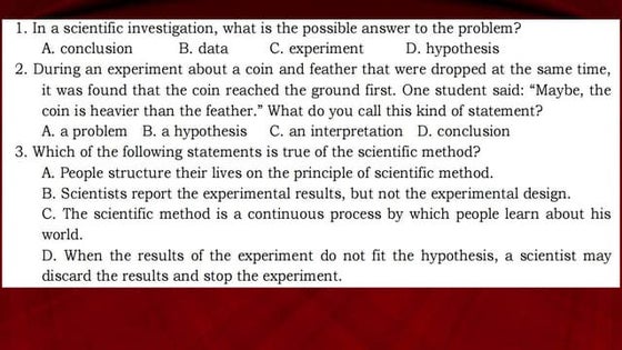 Module 1 Scientific Method Ppt | PPT | Chemistry | Science