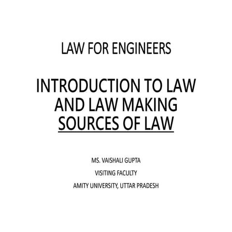 MODULE 1 SOURCES OF LAW.pptx