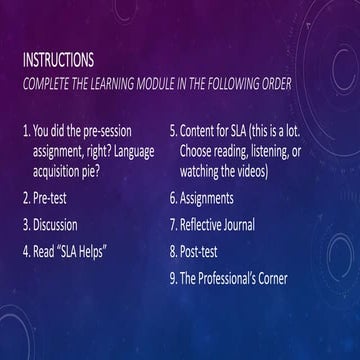 Module 3: Intro & Objectives | PPTX