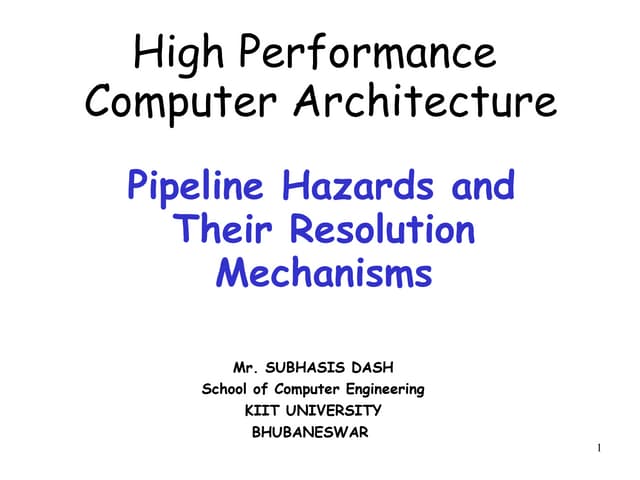 High Performance Computer Architecture Ppt Programming Languages Computing