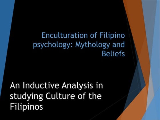 The filipino cultural values | PPT
