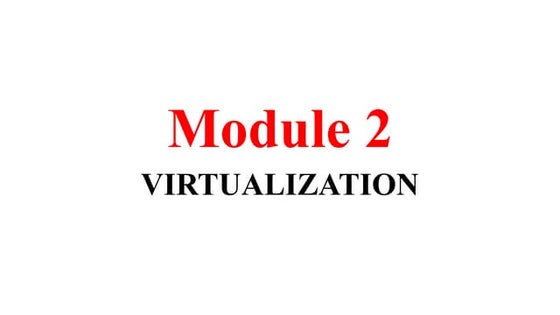 Virtualization in Cloud Computing and Machine reference Model | PPTX