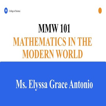 MODULE 2 in Mathematics in the Modern World | PPTX