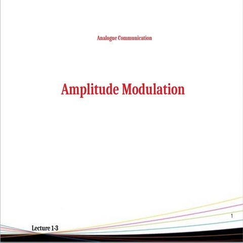 Module 2 - Amplitude Modulation com.pptx