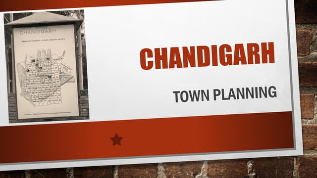 Chandigarh city planning by Le Corbusier | PDF