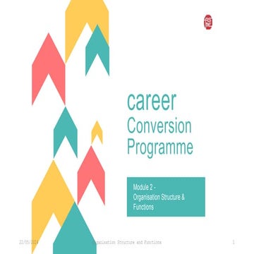 Module 2 - Organisation Structure Course Outline.pptx | Business and ...