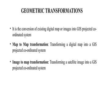 module2-geometric.pptx for computer vision | PPTX