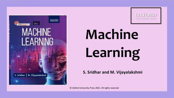 machineLearning-OUP-SRIDHAR-2021-INTRO.pdf | Desktop Publishing | Computer Software and Applications