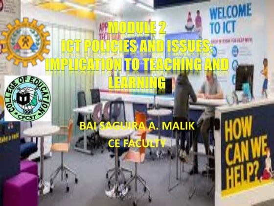 ICT POLICIES, ICT SAFETY ISSUES AND USES OF ICT IN TEACHING AND ...