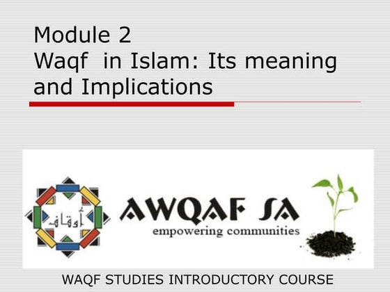 Waqf | PPTX