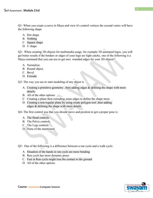 Module 17 tools of rigging and essentials required for rigging self assessment | DOCX