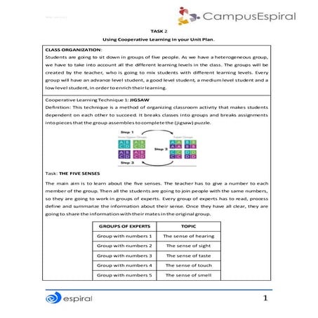Module 2 activity cooperative learning. Araceli gómez | DOCX