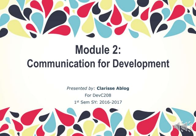 Development Support Communication | PDF