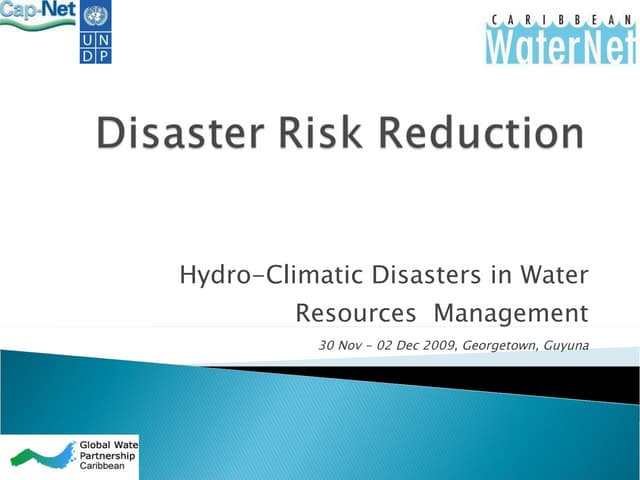 Community based disaster risk management approaches | PPTX