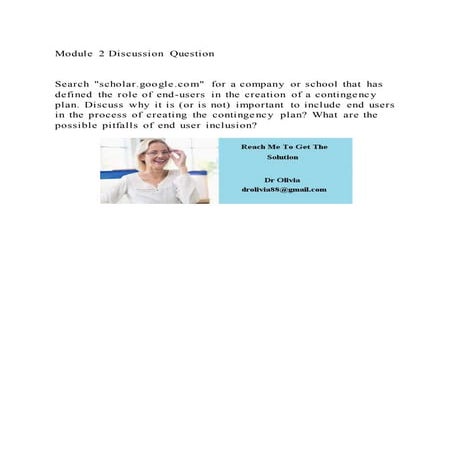 Module 2 Discussion Question Search scholar.google.com for a | DOCX