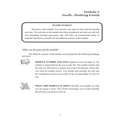 Module 2 earth shaking events quarter 4 ok | PDF