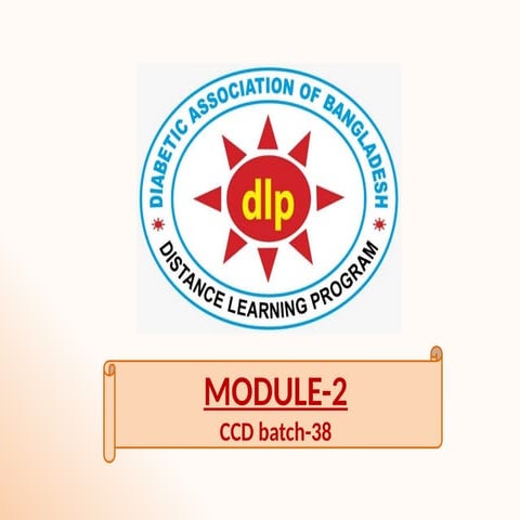 Module CCD diabetes xjksh sjjhd jdjjj dhh | PPTX